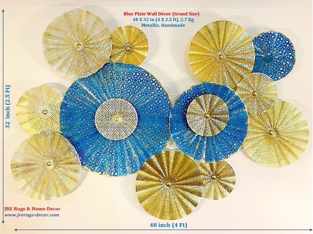 Gold Decorative Wall Plates at Ali Lemmone blog