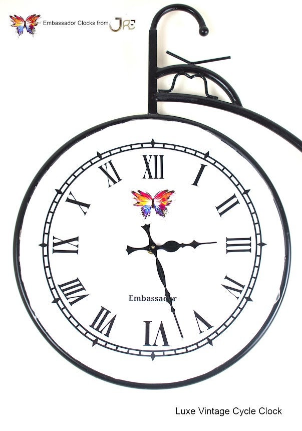 Luxury Designer Vintage Cycle Clock Modern Wall Art Clock Cycle Boho ...