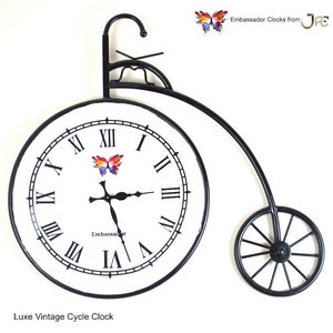 Luxury Designer Vintage Cycle Clock Modern Wall Art Clock Cycle Boho ...