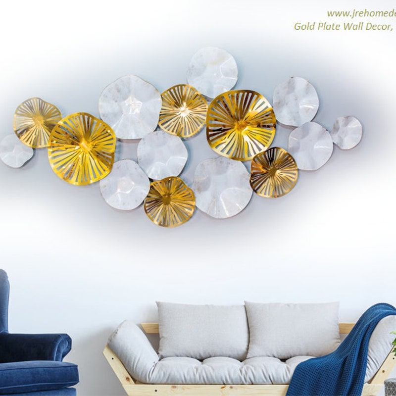 Gold Metal Wall Art - Etsy