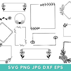 Rectangle Frame Svg Bundle, Rectangle Frame Png, Rectangle Clipart ...
