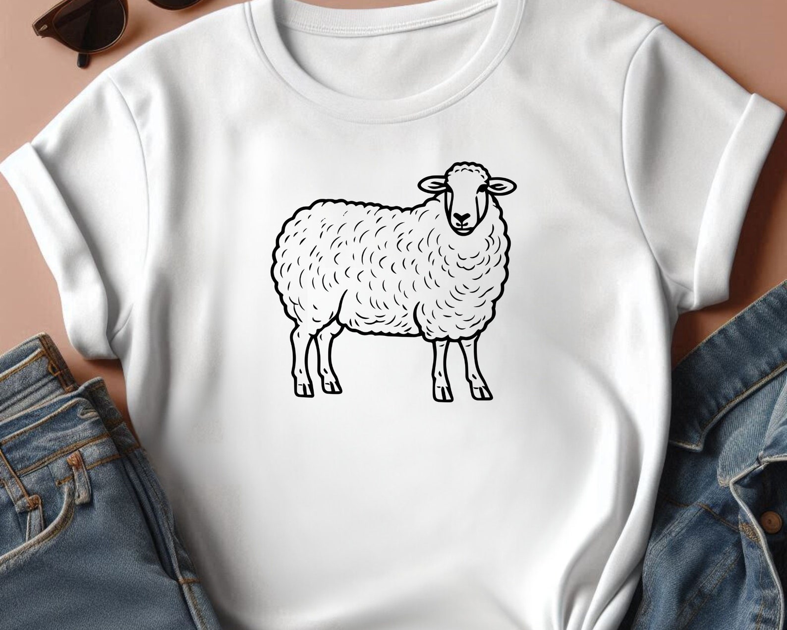 Sheep Svg Bundle, Sheep Svg, Png, Sheep Dxf, Sheep Clip Art, Sheep ...