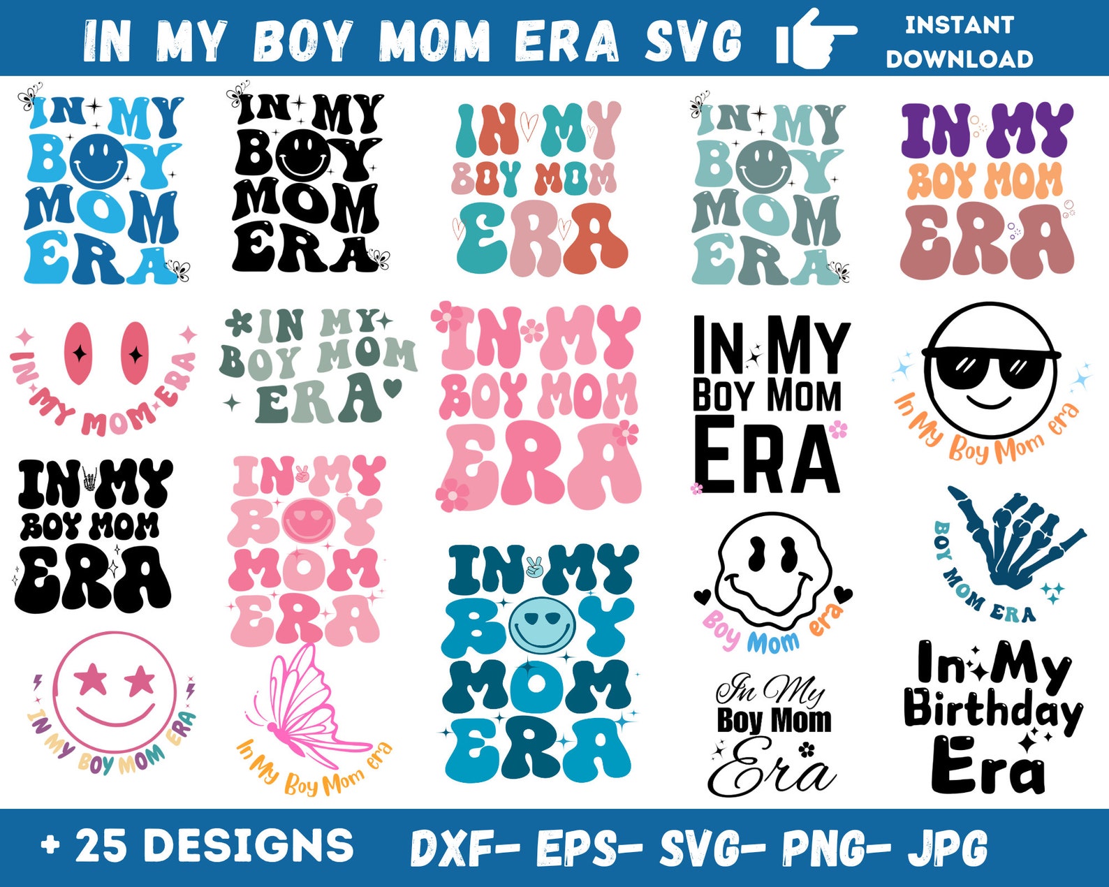 In My Boy Mom Era Svg, in My Boy Mom Era Png, in My Mom Era Svg, Svg ...