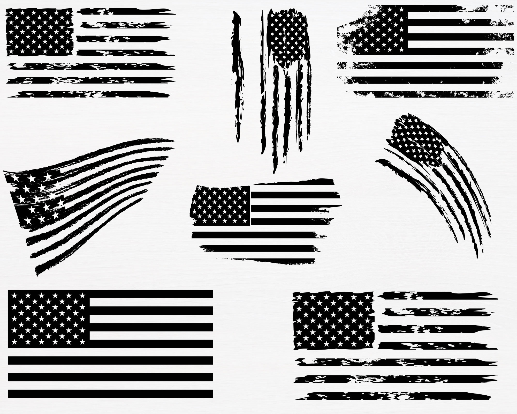 Distressed USA Flag Svg, American Flag Svg, Patriotic Svg, Usa Flag Svg ...