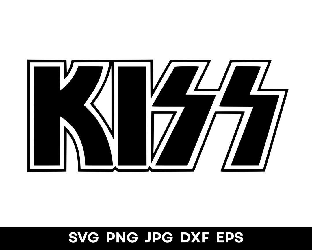Kuss Rock Band Logo SVG, Kiss Rock Png, SVG-Datei für Cricut, Kuss ...