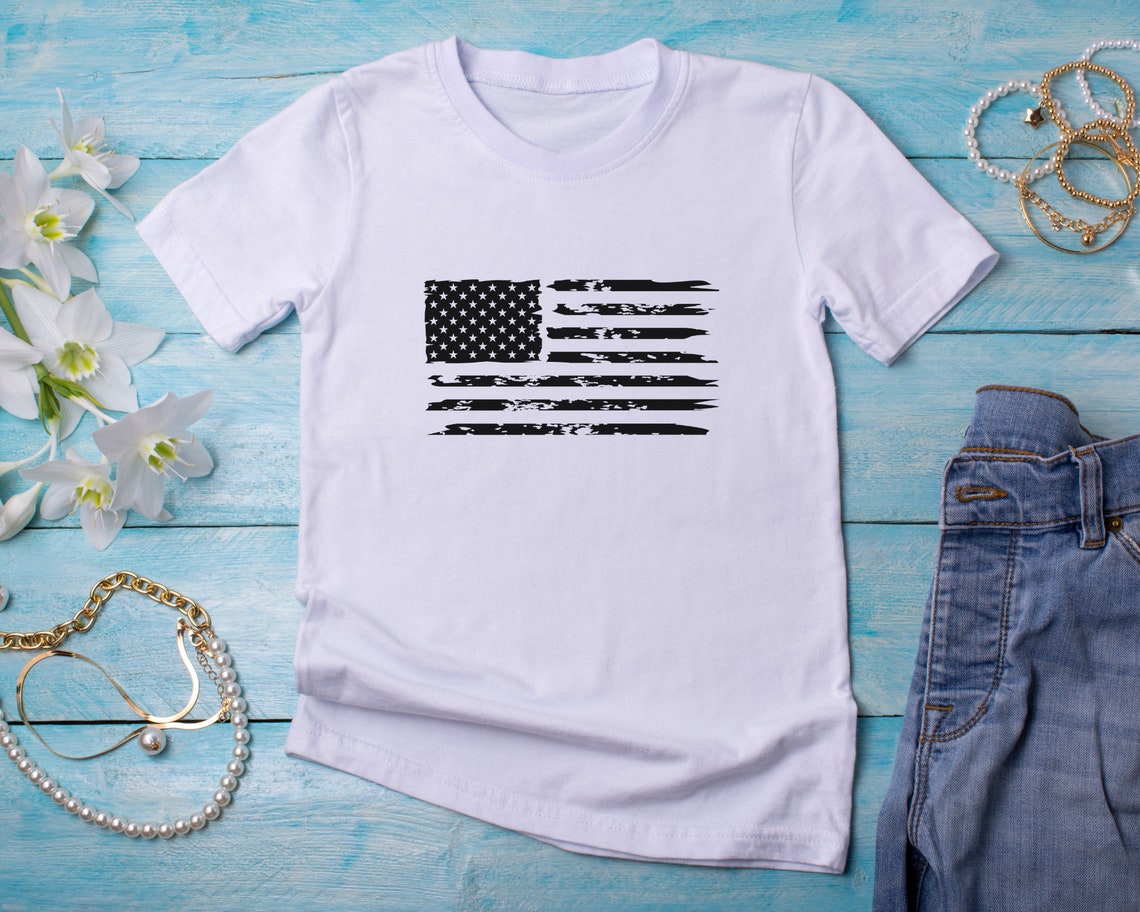 Distressed USA Flag Svg, American Flag Svg, Patriotic Svg, Usa Flag Svg ...