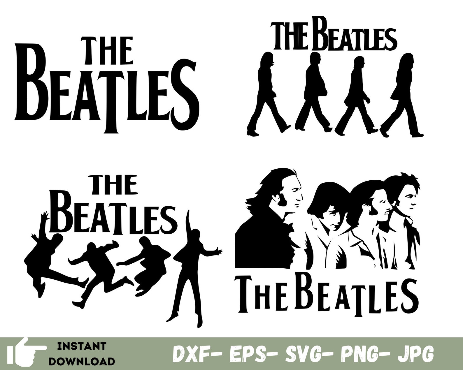 8 Designs the Beatles Svg Bundle, the Beatles Shirt Svg, the Beatles ...