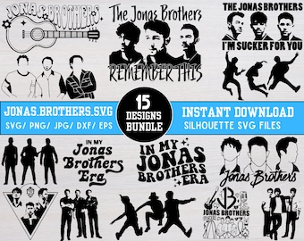 Jonas Brothers Svg Svg Cut File Svg for Shirts Funny Jonas - Etsy UK