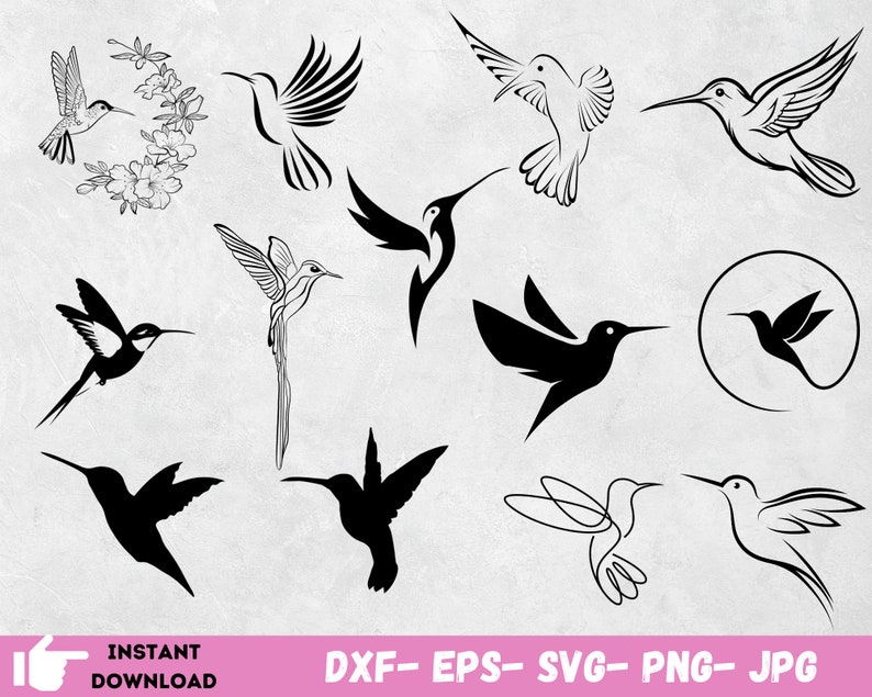 Hummingbird Svg Bundle, Hummingbird Png, Bird Svg, Svg for Shirt ...