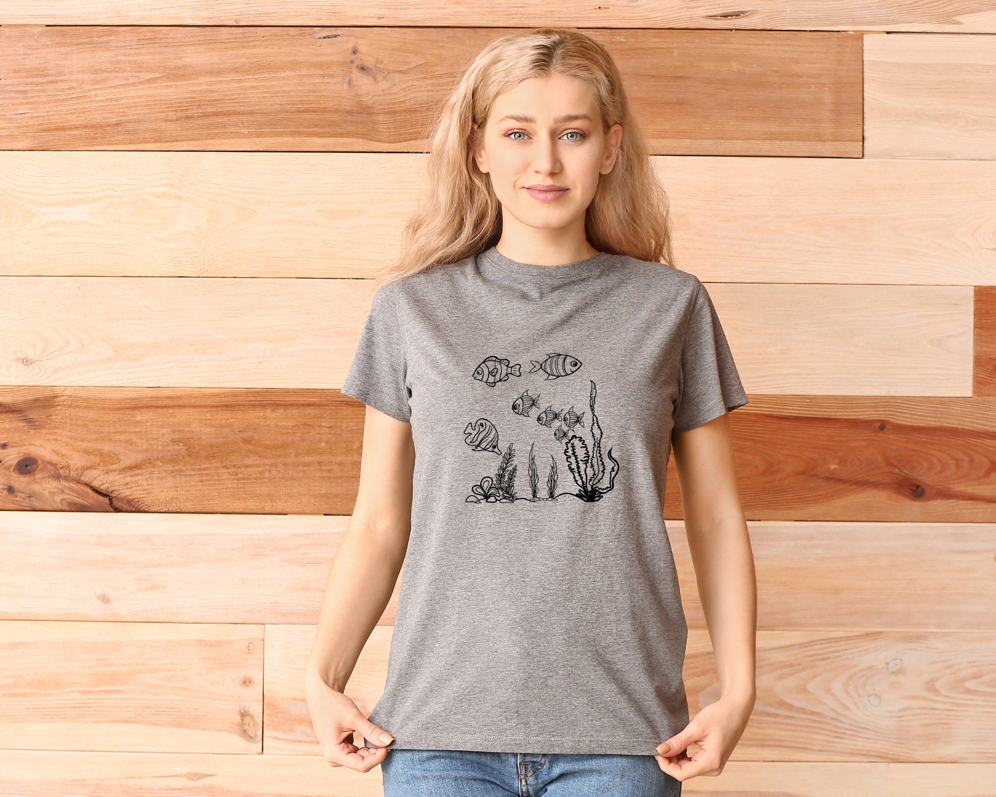 Underwater Svg Bundle, Ocean Scene Png, Underwater Scene Svg, Shirt Svg ...