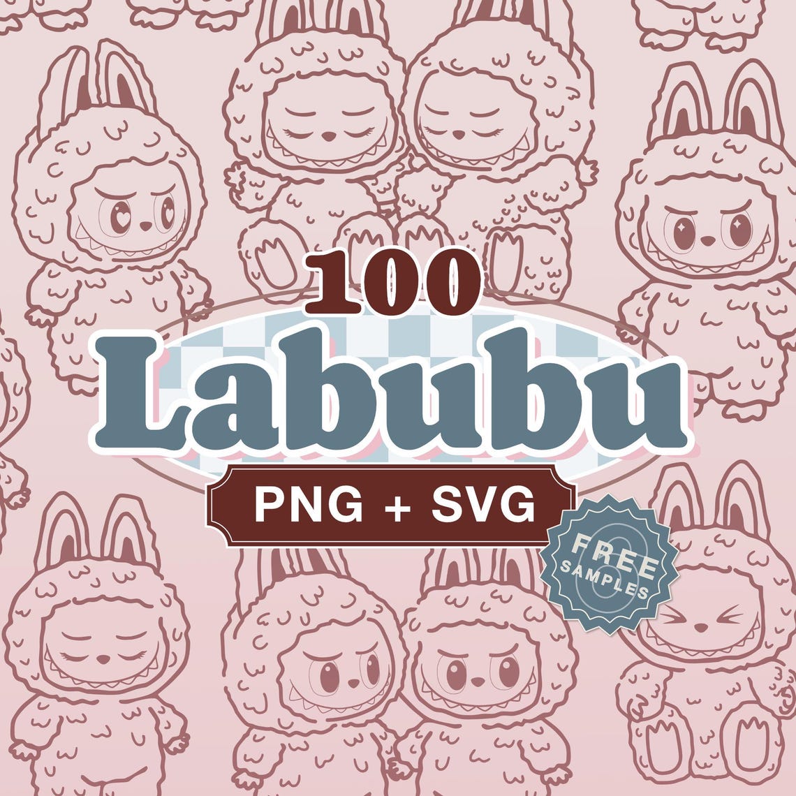 100 LABUBU CLIPART png + svg I Labubu svg I Labubu png I Labubu Vektor ...