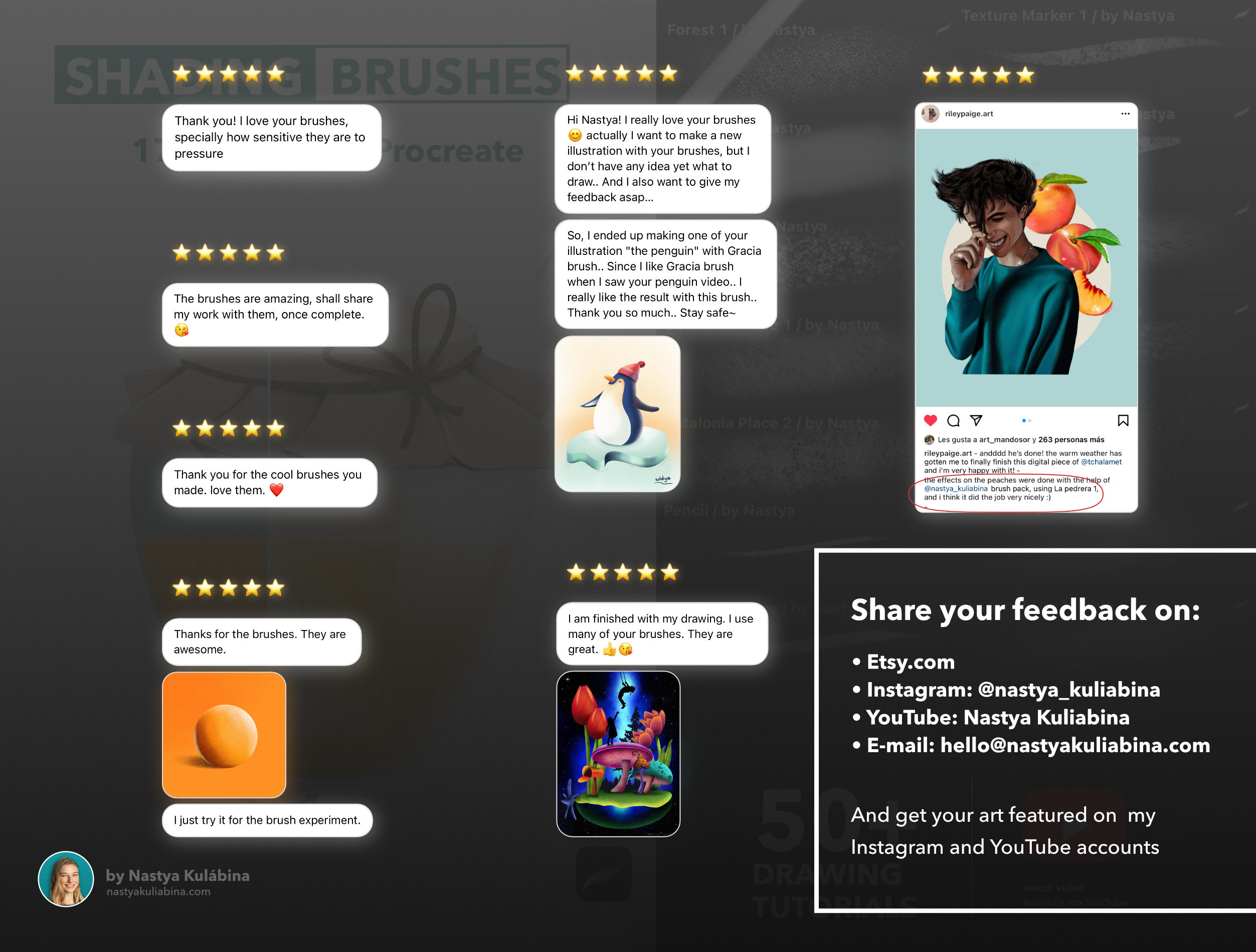 SHADING BRUSHES for Procreate / High Quality Brushes for - Etsy