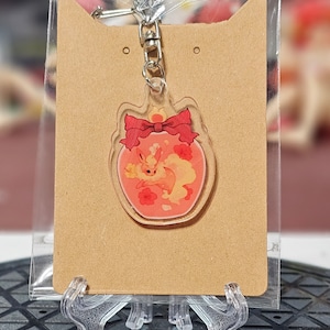 Eevee Eeveelution Cute Kawaii Acrylic Keychain Charms - Etsy