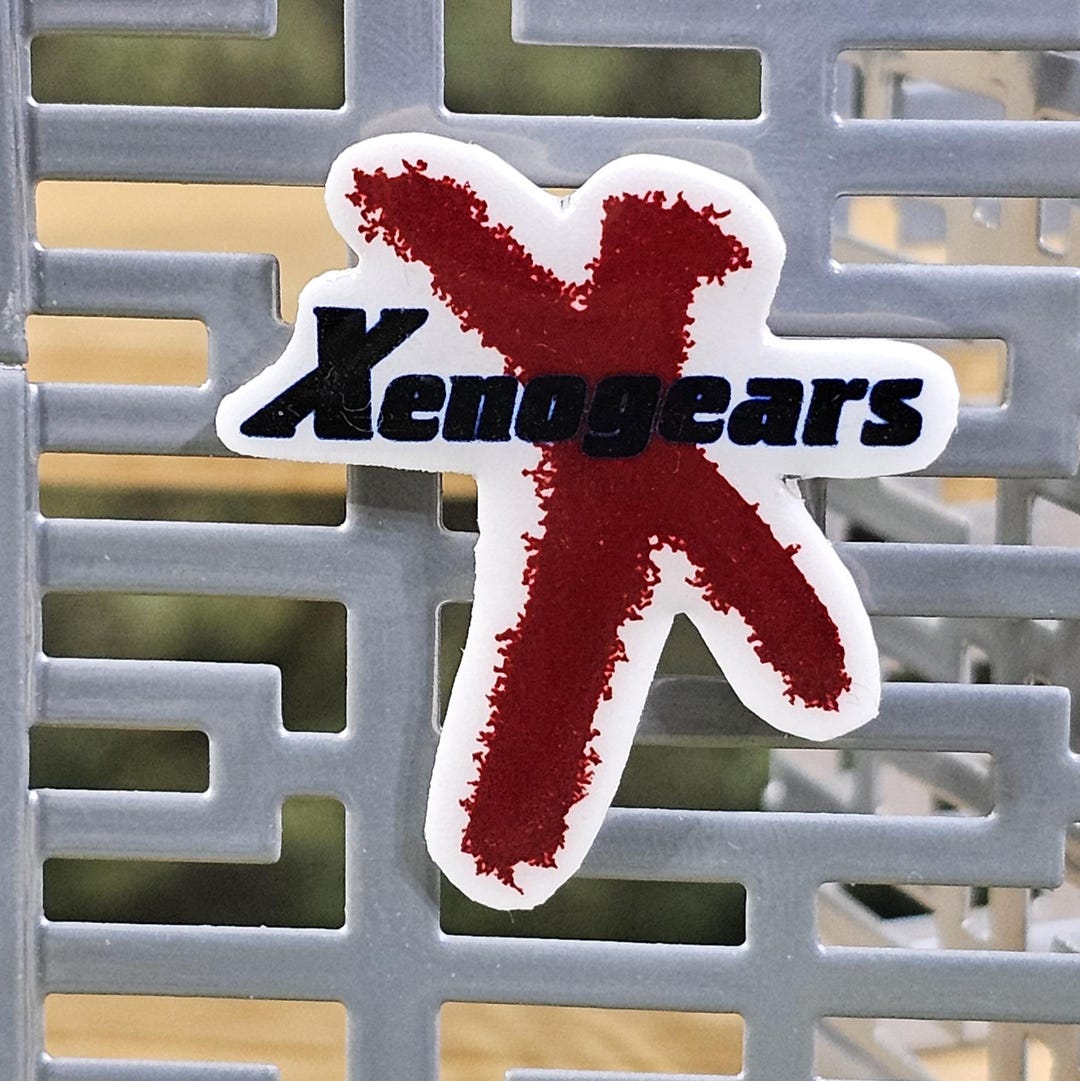 Xenogears Logo Plastic Resin Pin - Etsy