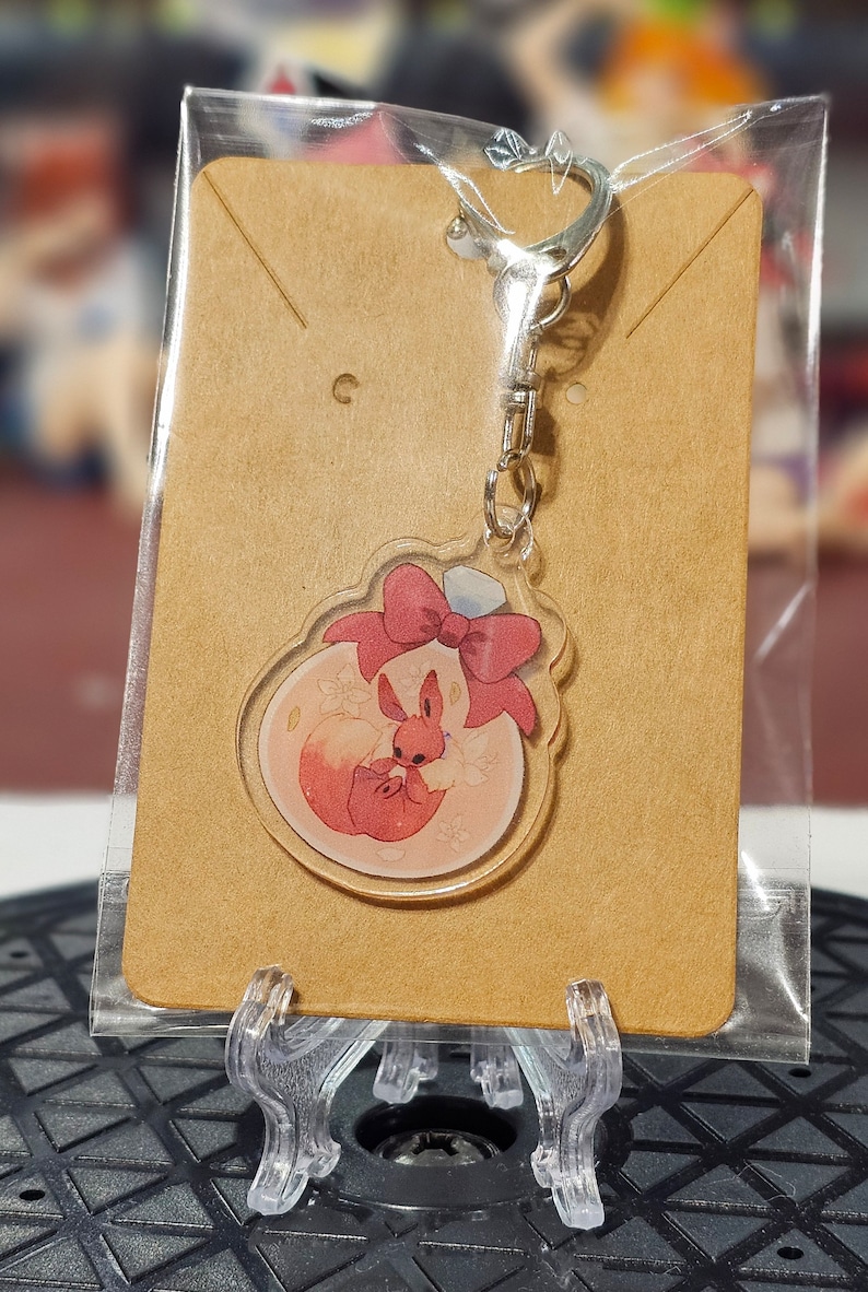 Eevee Eeveelution Cute Kawaii Acrylic Keychain Charms - Etsy