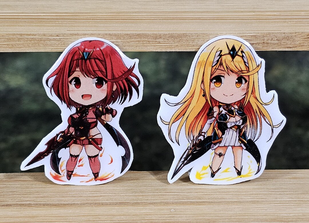 Pyra & Mythra Xenoblade Plastic Resin Pin - Etsy