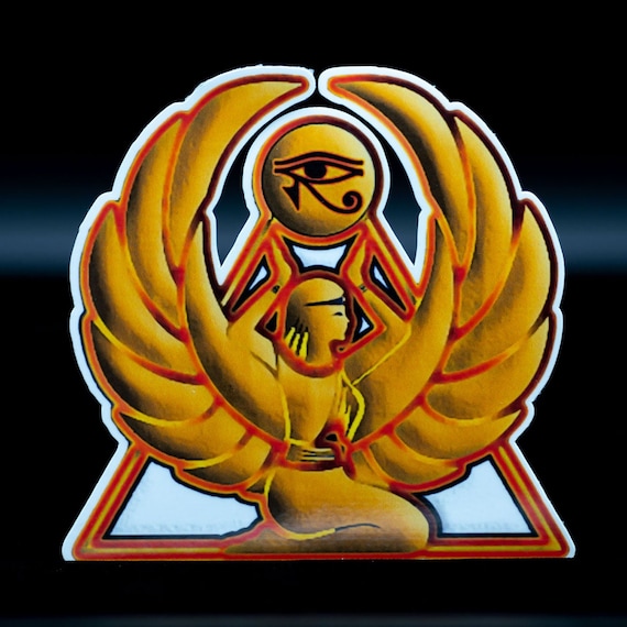 Isis Egyptian Goddess Protection Justice Magic Stickers or | Etsy