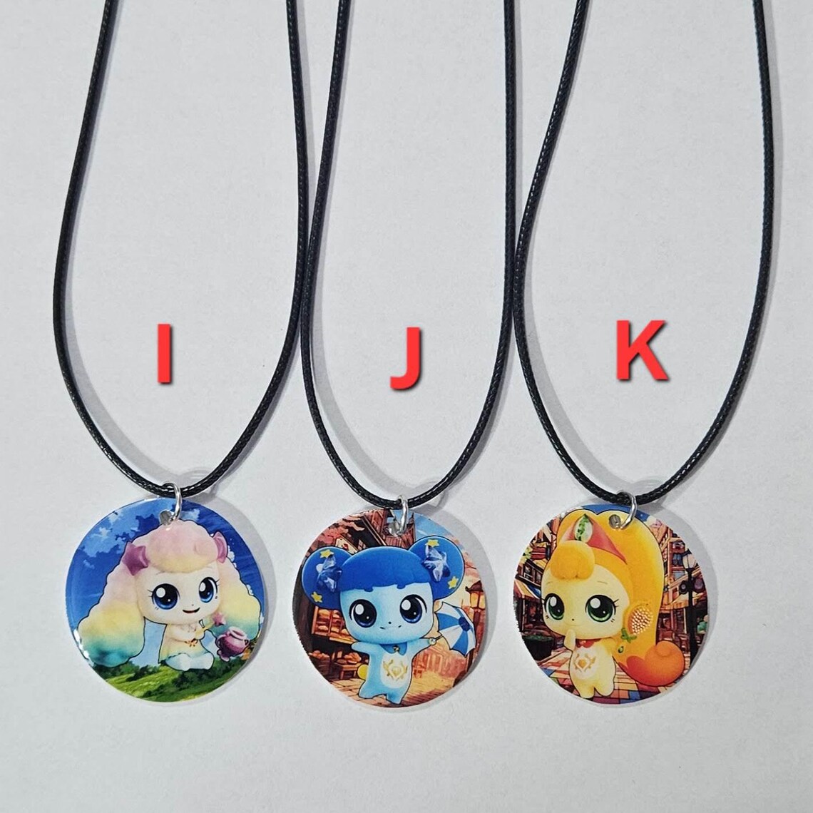 Catch! Teenieping Plastic Round Necklace Anime Fashion Jewelry Pendant ...