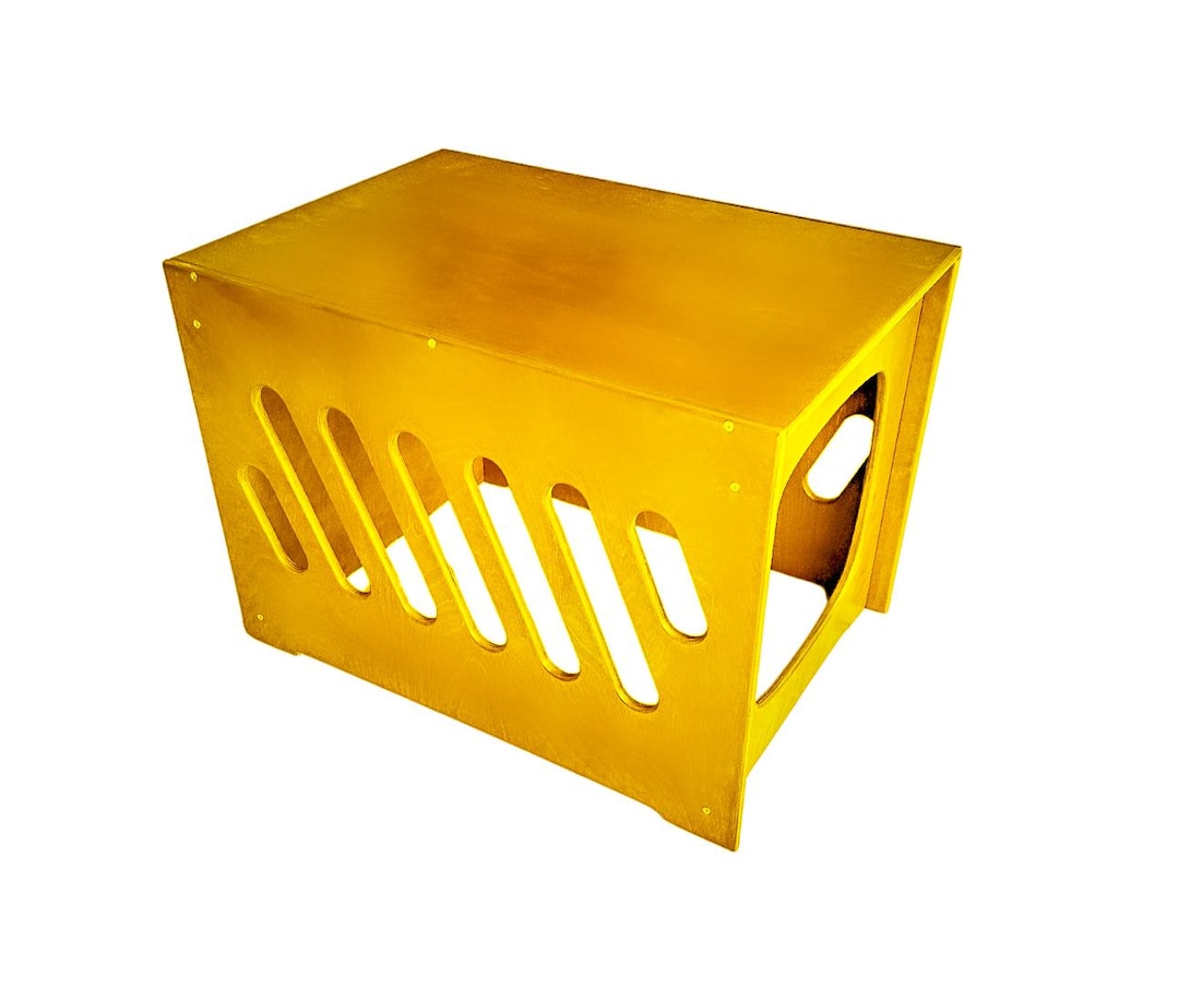 Solid Wooden Cat Litter Box Bench: Modern Hallway Pet Furniture - Etsy