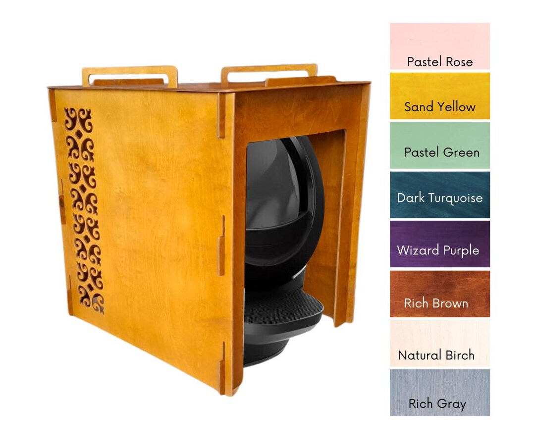 Modern Plywood Cat Litter Box Cover: Litter Robot 4, 3 & Neakasa M1 - Etsy