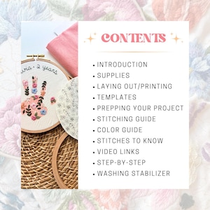 Handprint Keepsake Embroidery PDF Pattern, Kids Handprint Printable ...