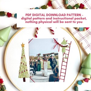 Photoframe Embroidery Step by Step Beginner Embroidery Pattern Photo ...