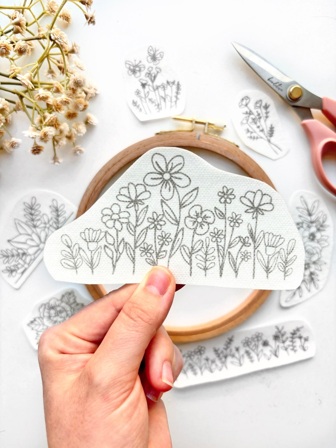 Stick and Stitch Hand Embroidery Stabilizer Pack Wildflower Designs ...