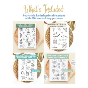 Spring Embroidery Bundle, Stick and Stitch Handembroidery Bundle ...