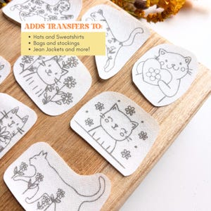 Cat Stick and Stitch Embroidery Designs, Washaway Embroidery Stabilizer ...