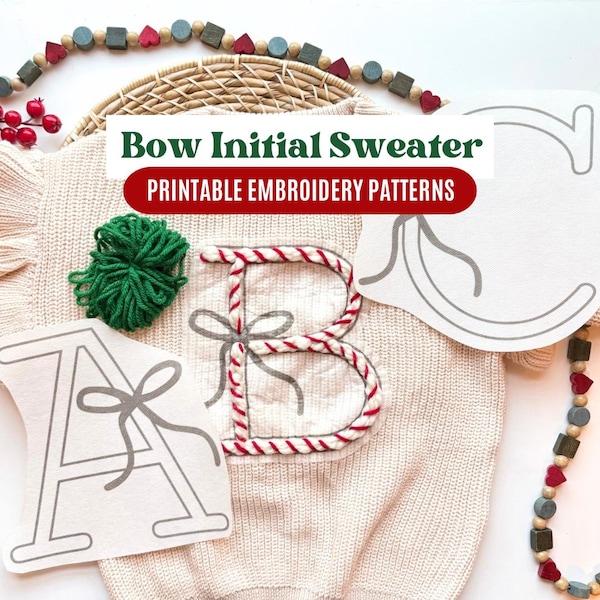 Needlepoint Kit E Initial - Etsy