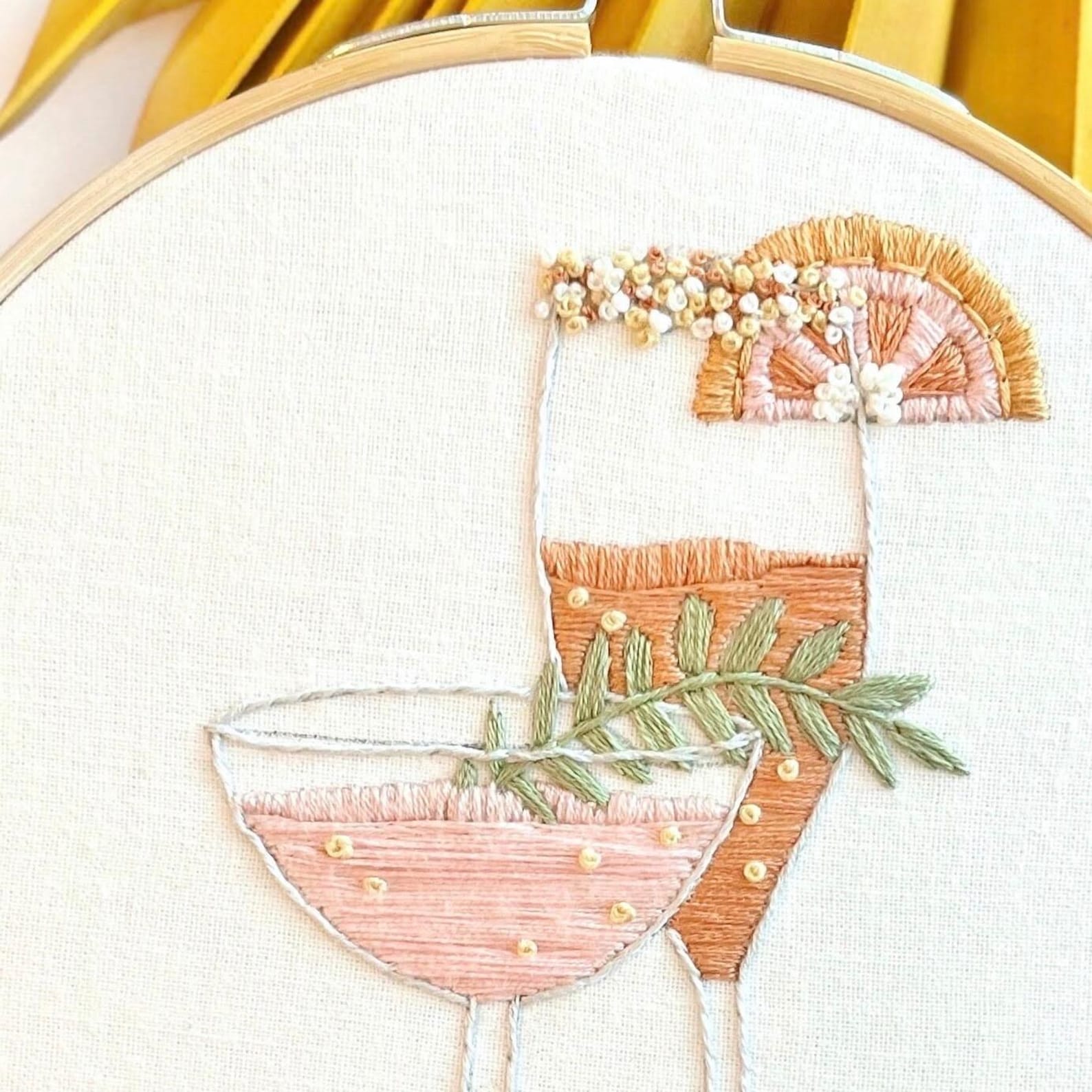 Alcohol Embroidery Template, Drinks Embroidery Image, Hand Embroidery ...