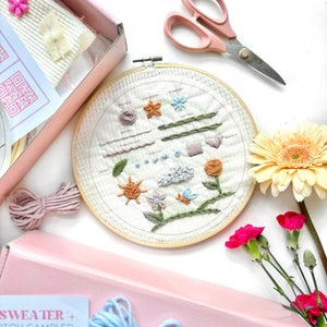 Beginner Embroidery PDF Stitch Sampler-embroidery Pattern for Beginners ...