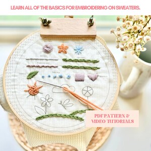 Beginner Embroidery PDF Stitch Sampler-embroidery Pattern for Beginners ...