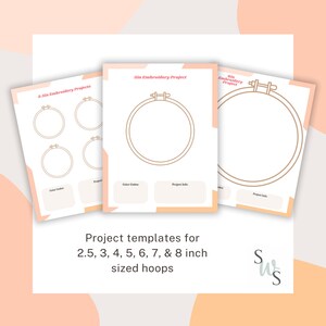 Embroidery Planner, Printable Embroidery Planner, Handembroidery ...