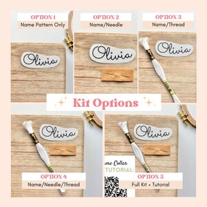 Custom Name Stick and Stitch Template, Word Pattern Transfer Patch ...
