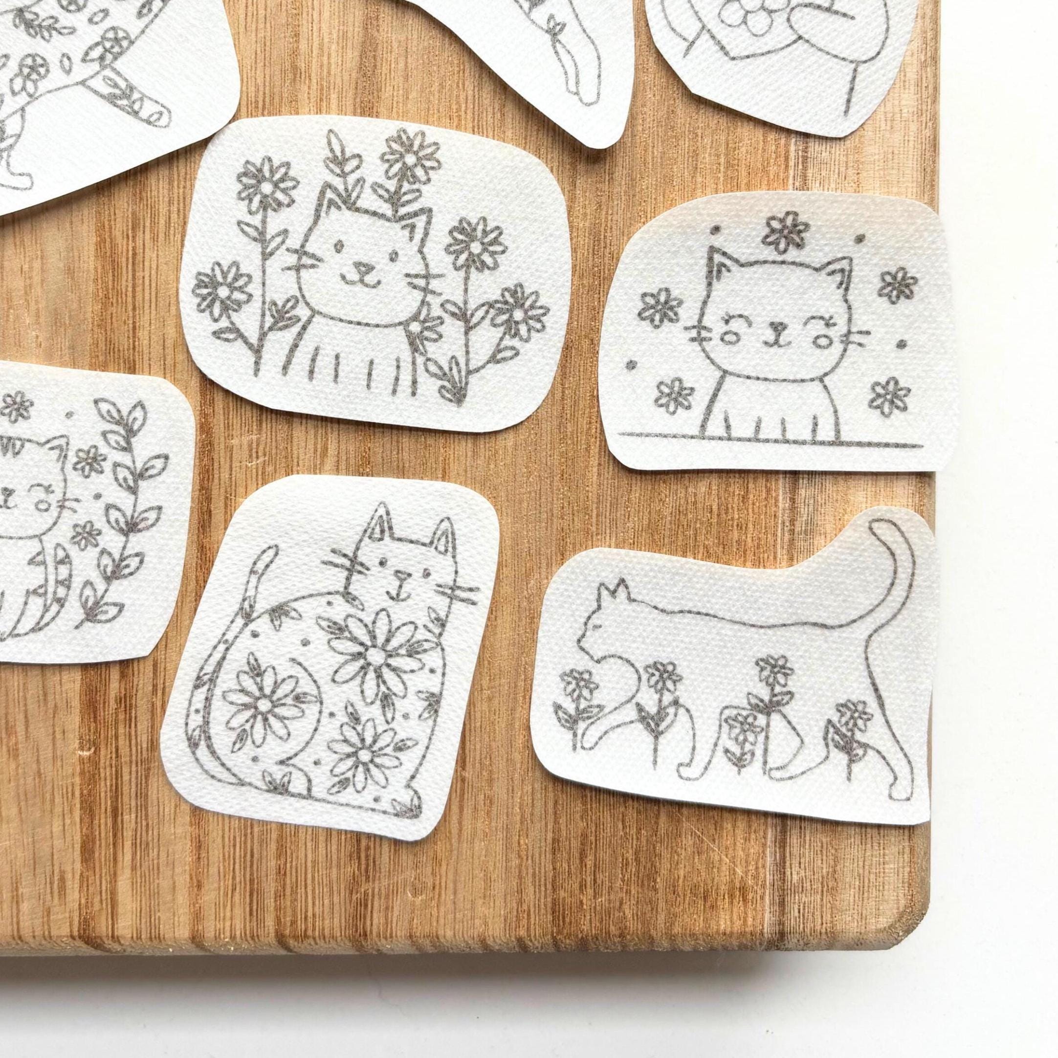 Cat Stick and Stitch Embroidery Designs, Washaway Embroidery Stabilizer ...