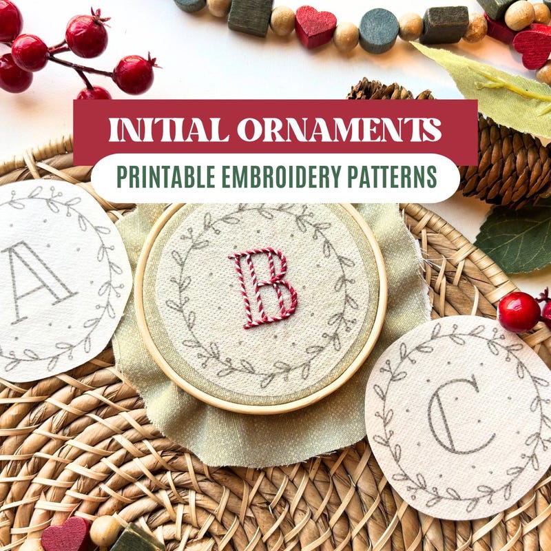 Alphabet Ornament Kit - Etsy