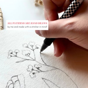 Baby Hand Embroidery Design, Baby Shower Embroidery Gift, Baby Girl ...