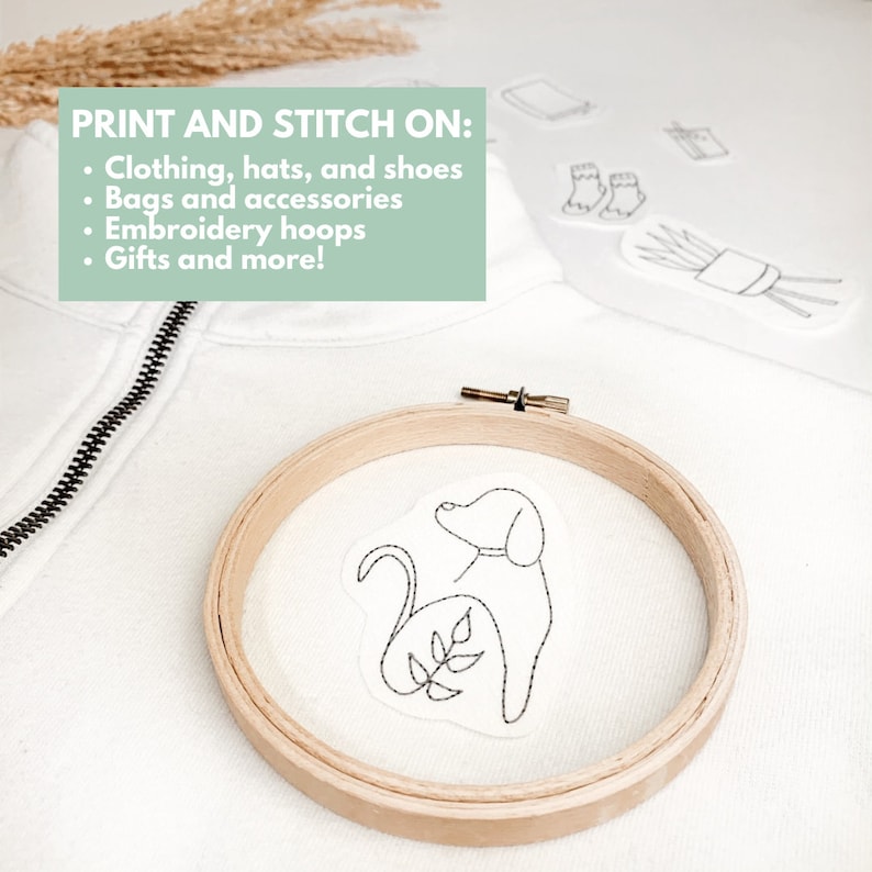 Printable Stick and Stitch Embroidery Patterns Download Comfy - Etsy