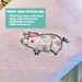 Spring Embroidery Bundle, Stick and Stitch Handembroidery Bundle ...