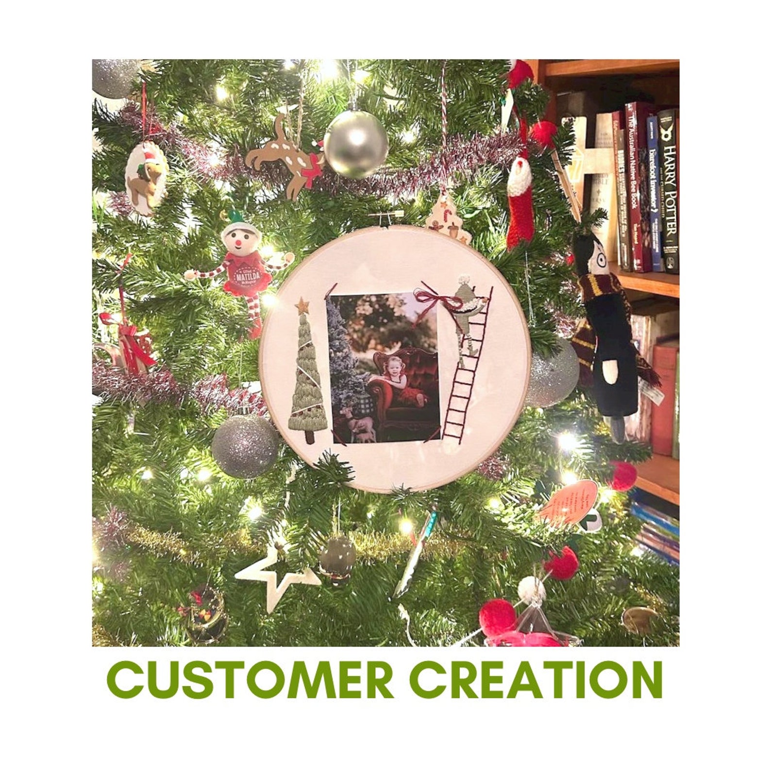 Photoframe Embroidery Step by Step Beginner Embroidery Pattern Photo ...
