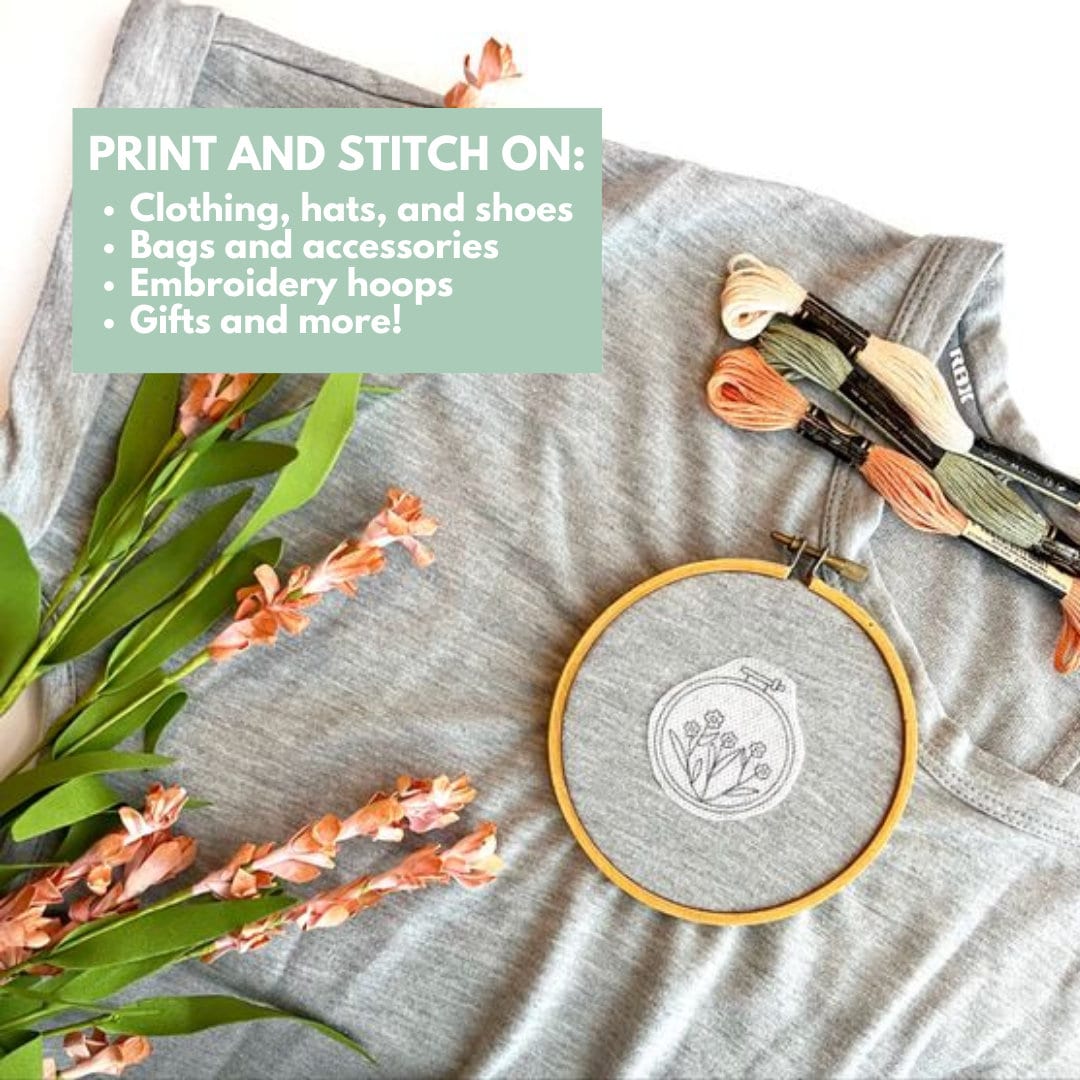 Printable Stick and Stitch Embroidery Patterns Download Garden - Etsy