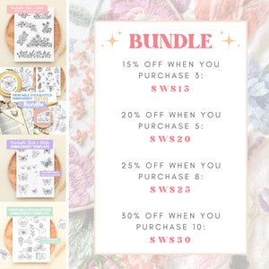 Printable Stick and Stitch Embroidery Patterns Download Comfy Sewing ...