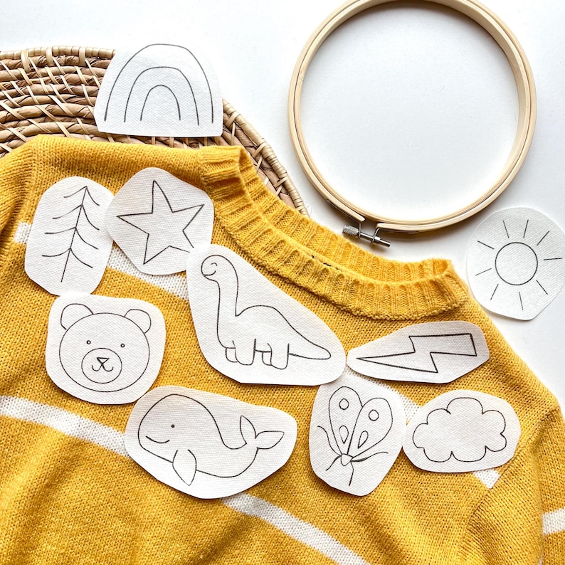 Boy Sweater Stick and Stitch, Printable Embroidery Sweater Designs ...