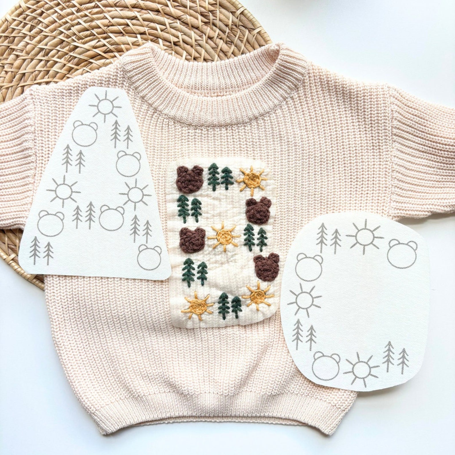 Initial Sweater Baby Boy Name Sweater, Toddler Sweater DIY Kit ...