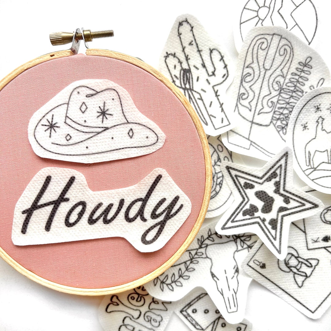 Western Stick and Stitch Embroidery Designs Cowboy Embroidery ...