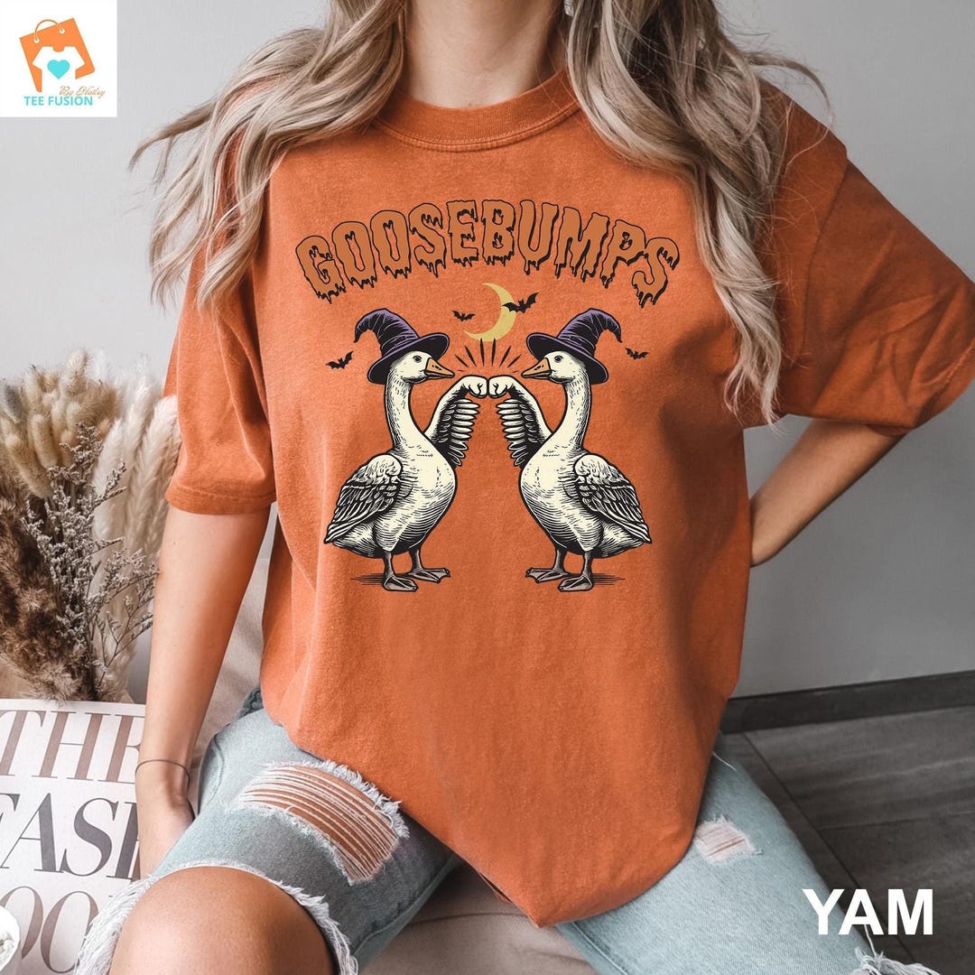 Goose Bumps Shirt, Halloween Goose Bumps Shirt, Silly Goose, Silly ...