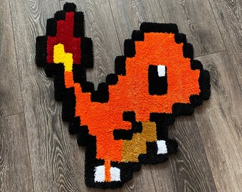 Pixel Rug - Etsy