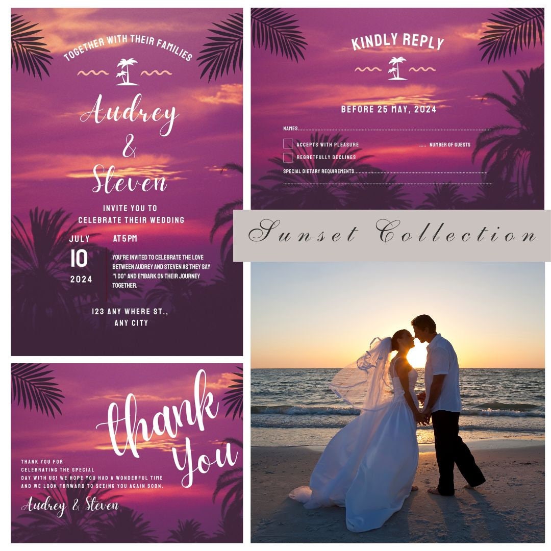 Modèle d’invitation de mariage Invitation de mariage imprimable ...