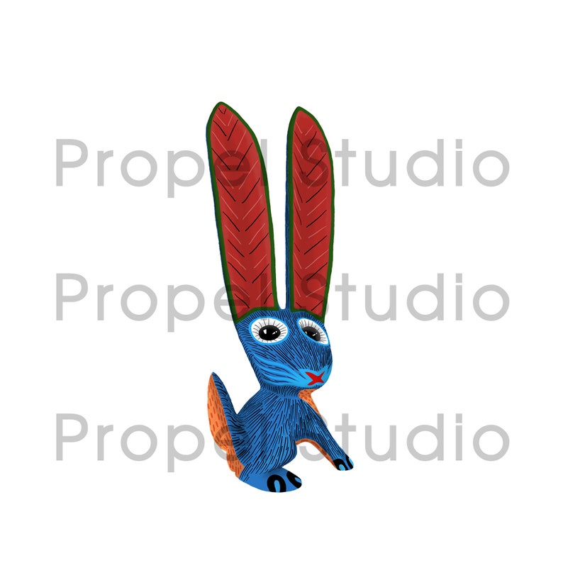 Alebrije Drawing, Conejo, Rabbit, Oaxacan Art, Mexican Art, Mexican ...
